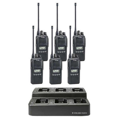 Icom IC-41PRO UHF CB 80 Two Way Radio Bundle Package